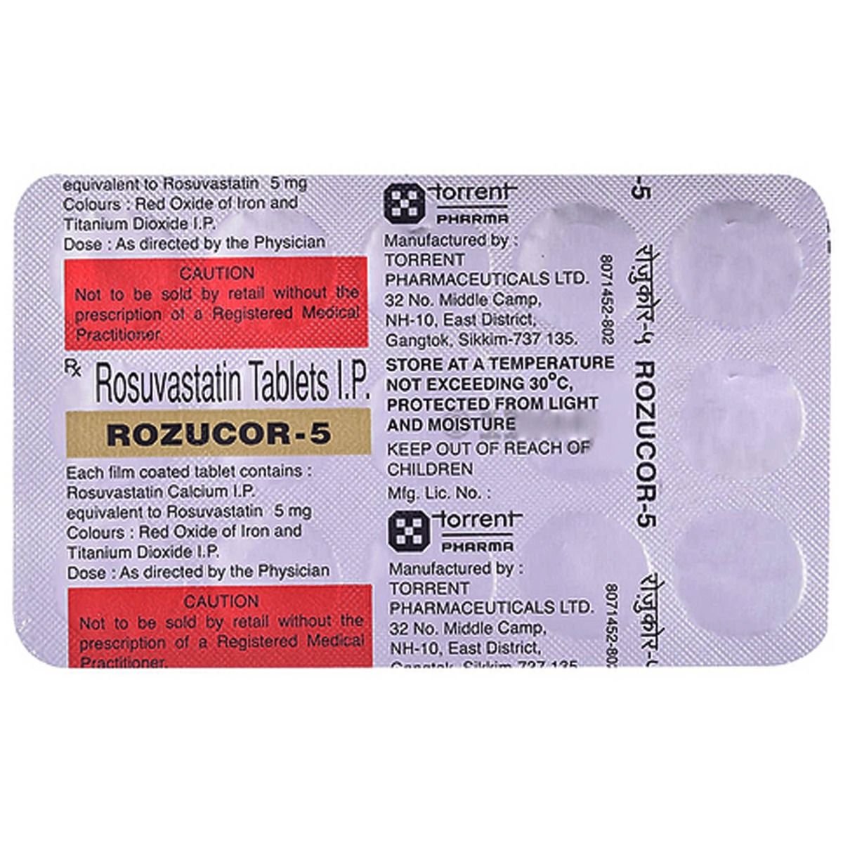 Rozucor 5 Tablet 15's Price, Uses, Side Effects, Composition - Apollo ...