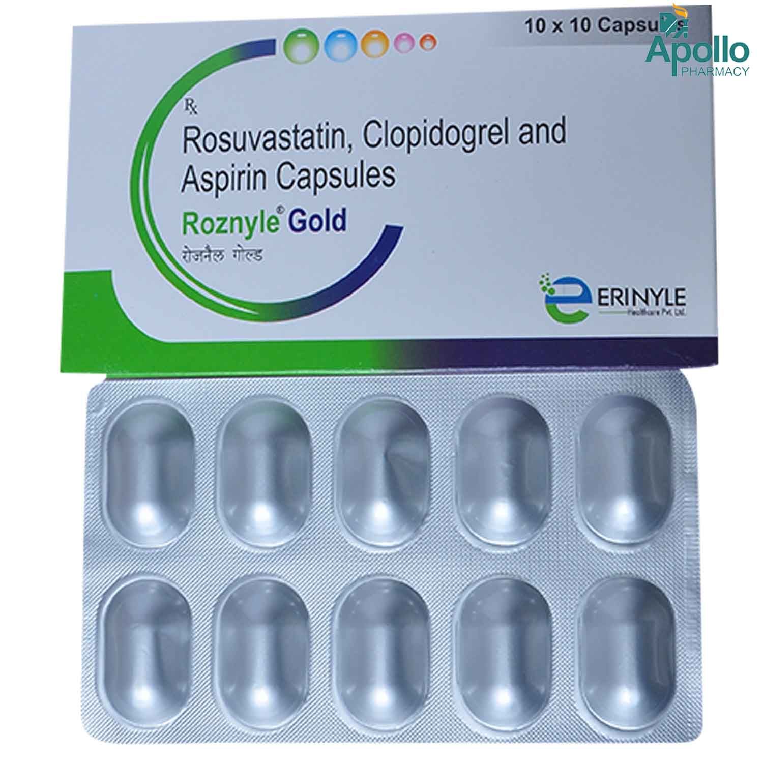 Roznyle Gold Capsule | Uses, Side Effects, Price | Apollo Pharmacy