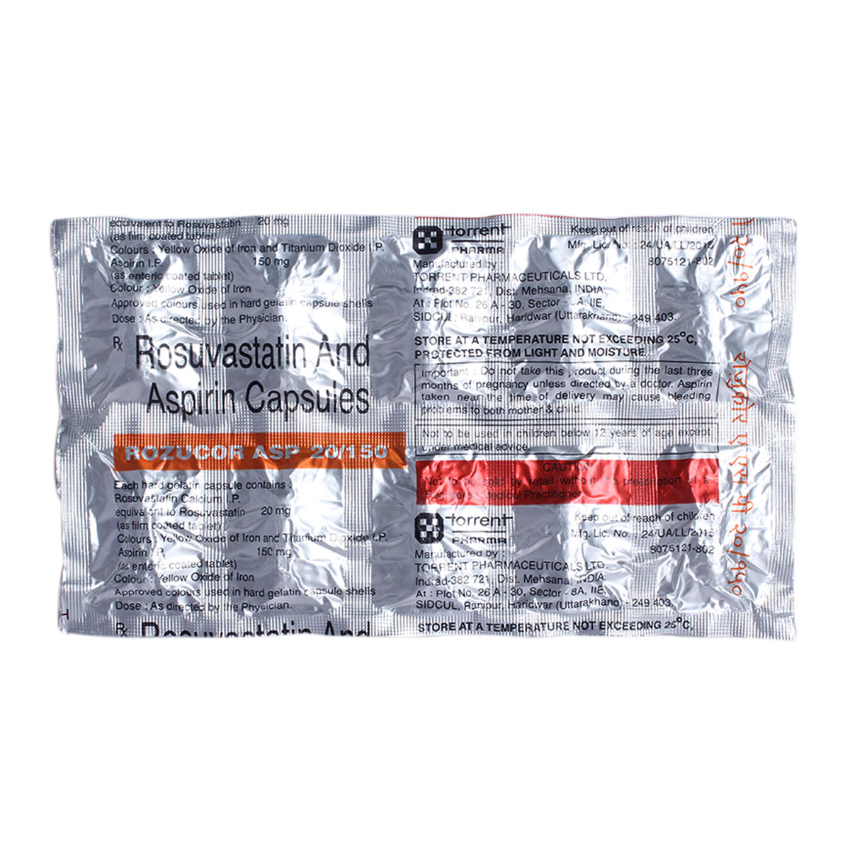 Rozucor Asp 20/150mg Capsule | Uses, Side Effects, Price | Apollo Pharmacy