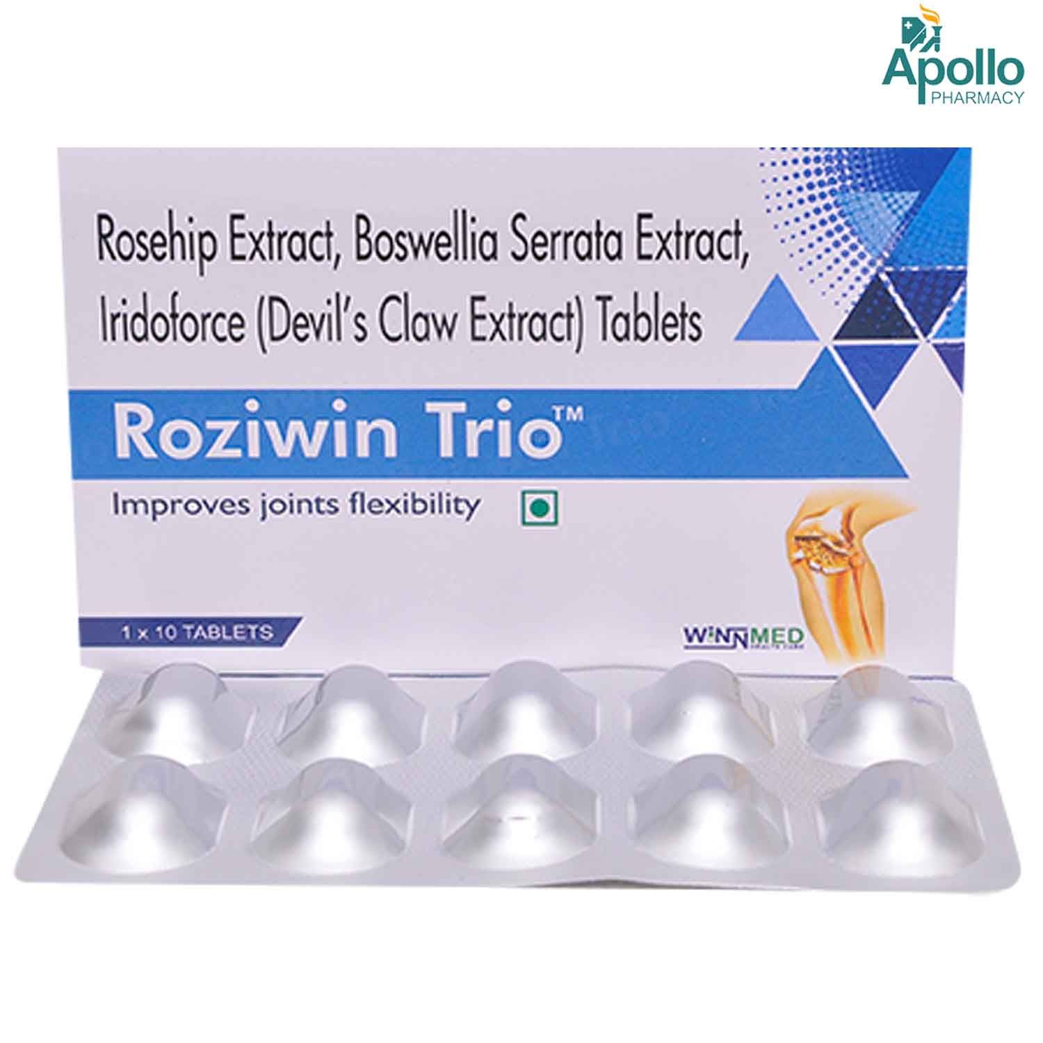 Roziwin Trio Tablet 10's Price, Uses, Side Effects, Composition ...
