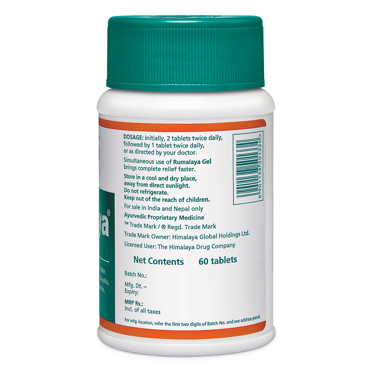 Buy Himalaya Rumalaya, 60 Tablets | 19 Minutes Delivery | Apollo Pharmacy