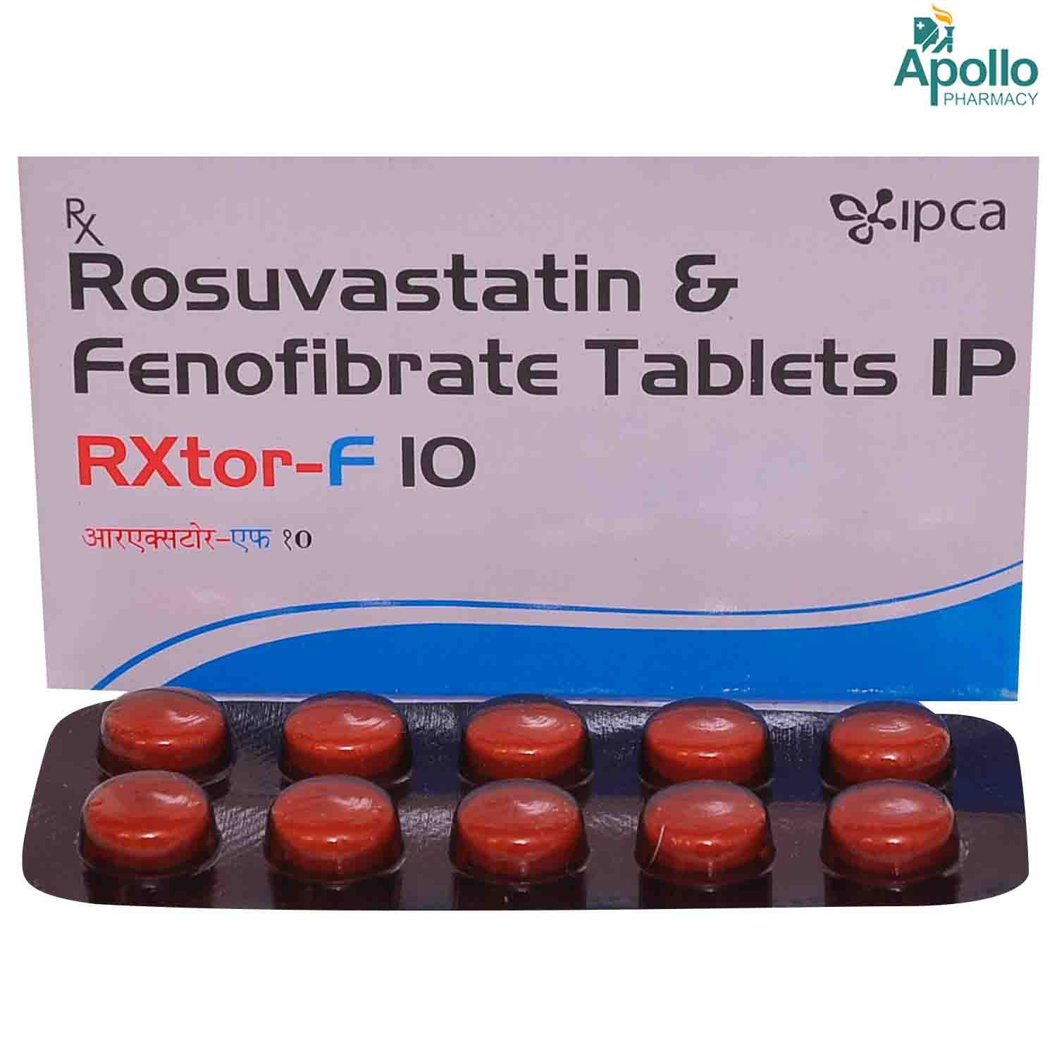Rxtor F 10 Tablet 10's Price, Uses, Side Effects, Composition - Apollo ...