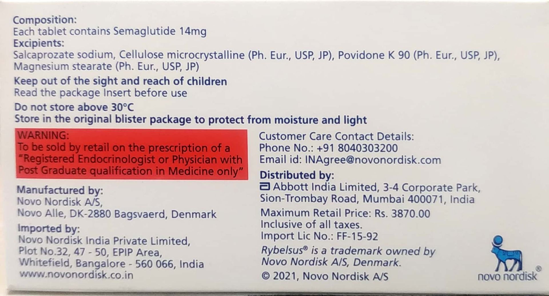 Rybelsus 14 mg Tablet 10's Price, Uses, Side Effects, Composition ...