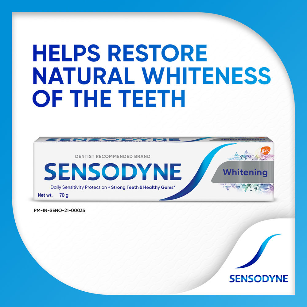 Sensodyne Whitening Toothpaste, 70 gm Price, Uses, Side Effects ...