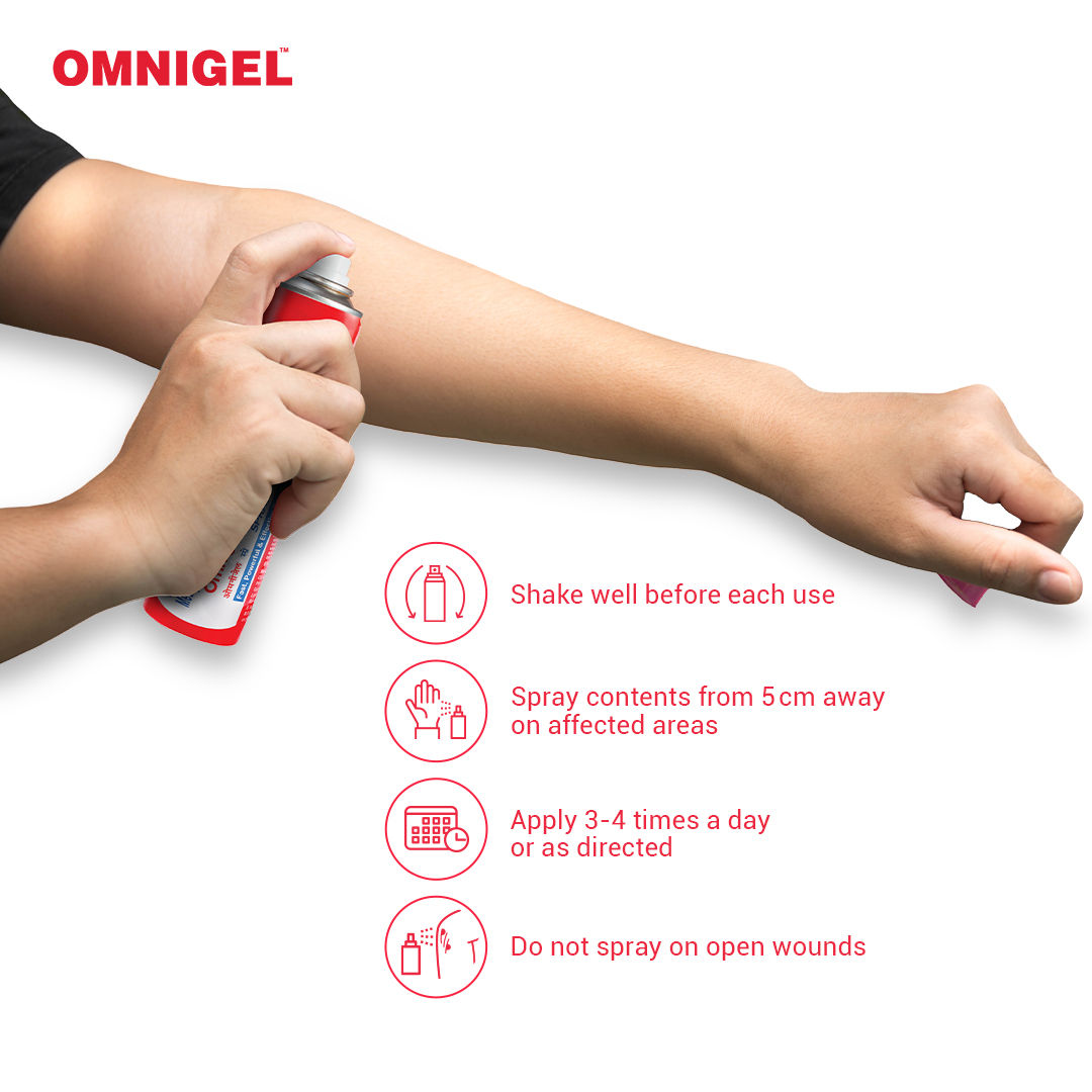Omnigel Spray 20 gm Price, Uses, Side Effects, Composition - Apollo ...