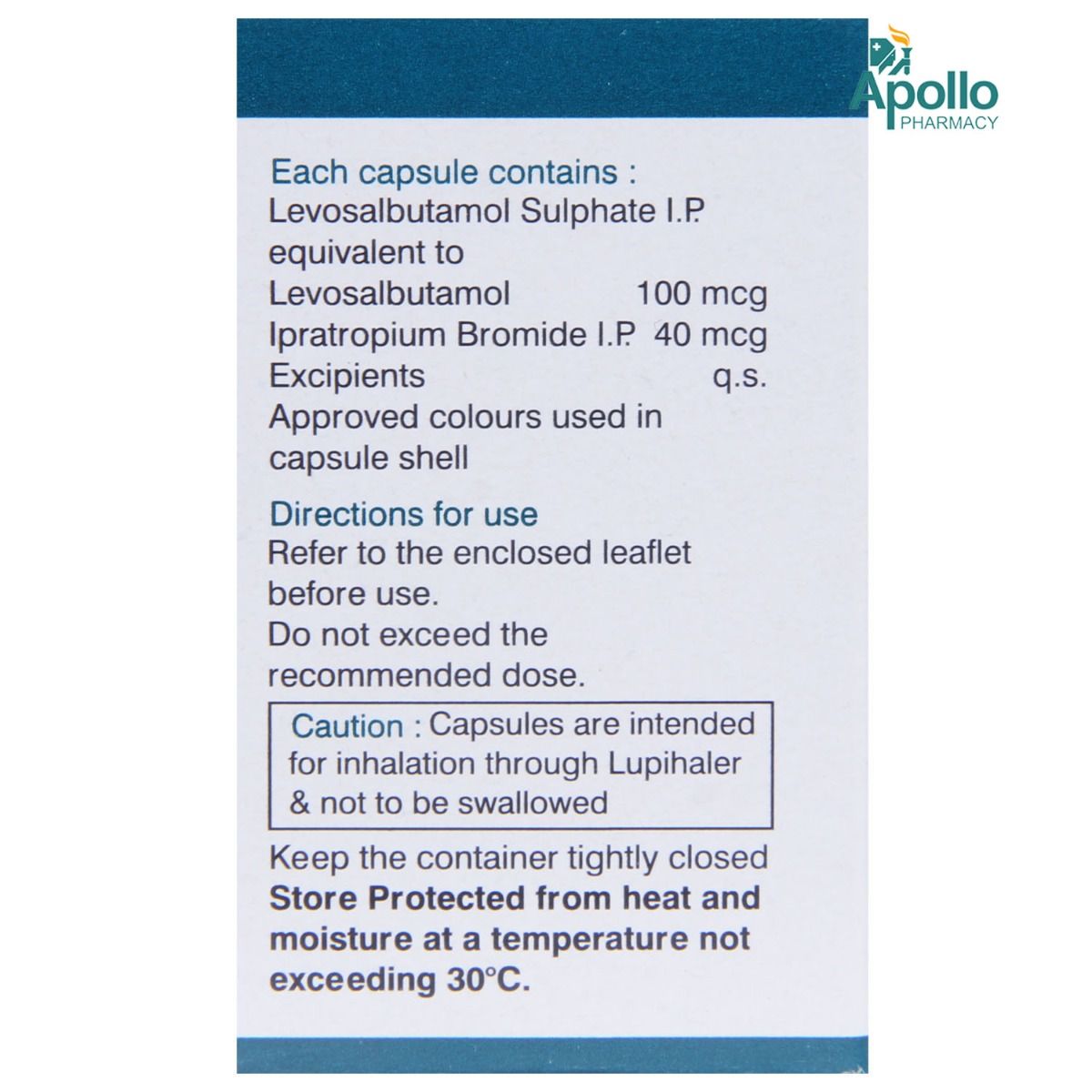 Salbair I Transcaps 30's Price, Uses, Side Effects, Composition ...