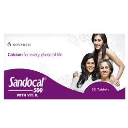 Sandocal 500mg Tablet | Uses, Side Effects, Price | Apollo Pharmacy