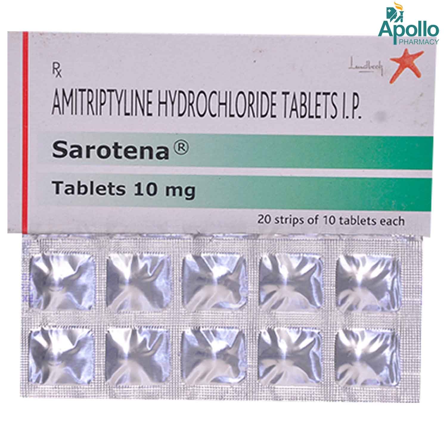 Sarotena Tablet 10's Price, Uses, Side Effects, Composition - Apollo ...