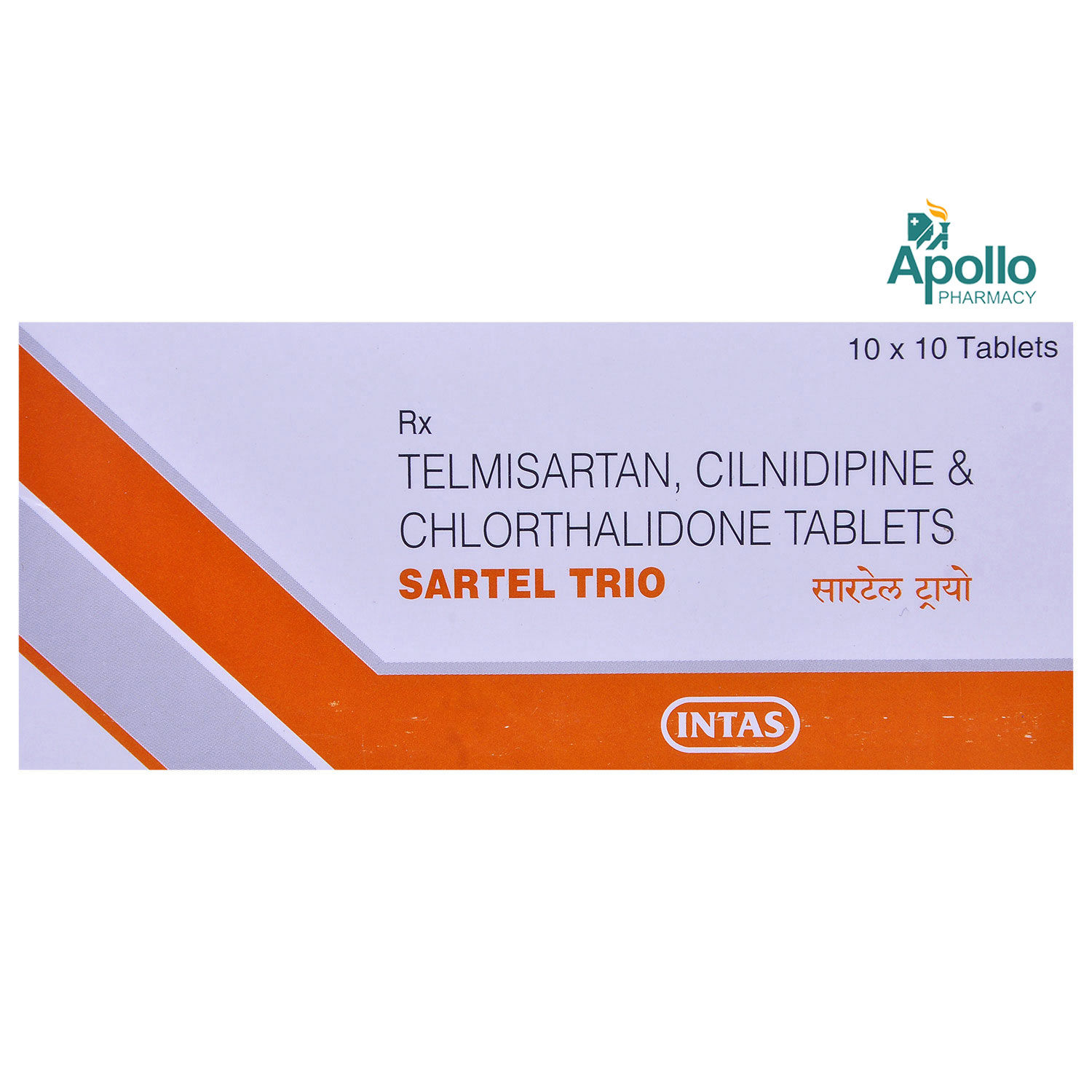 Sartel Trio Tablet 10's Price, Uses, Side Effects, Composition - Apollo ...