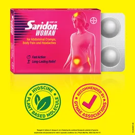 Buy Saridon Woman Tablets 5's | 19 Minutes Delivery | Apollo Pharmacy