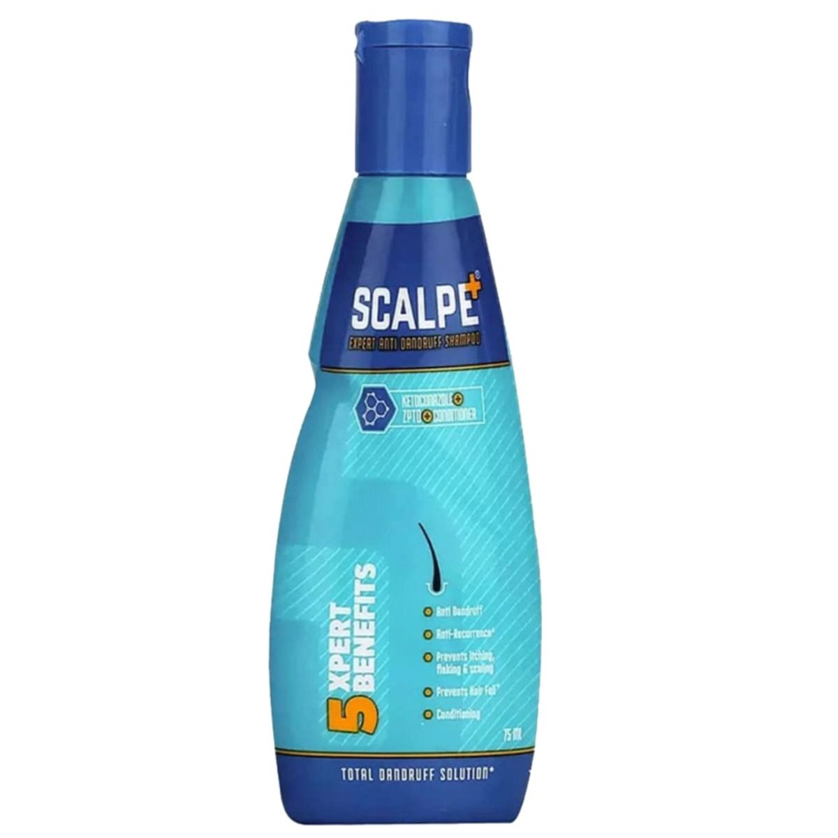 Buy Scalpe Plus Expert Anti Dandruff Shampoo, 75 ml | 19 Minutes ...