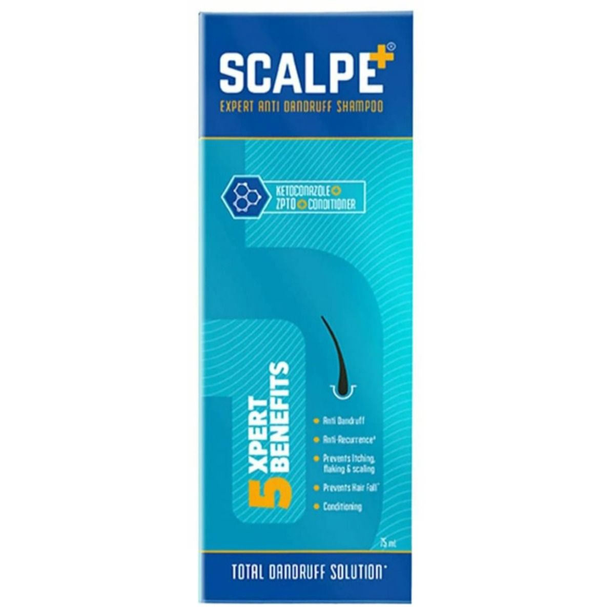 Buy Scalpe Plus Expert Anti Dandruff Shampoo, 75 ml | 19 Minutes ...