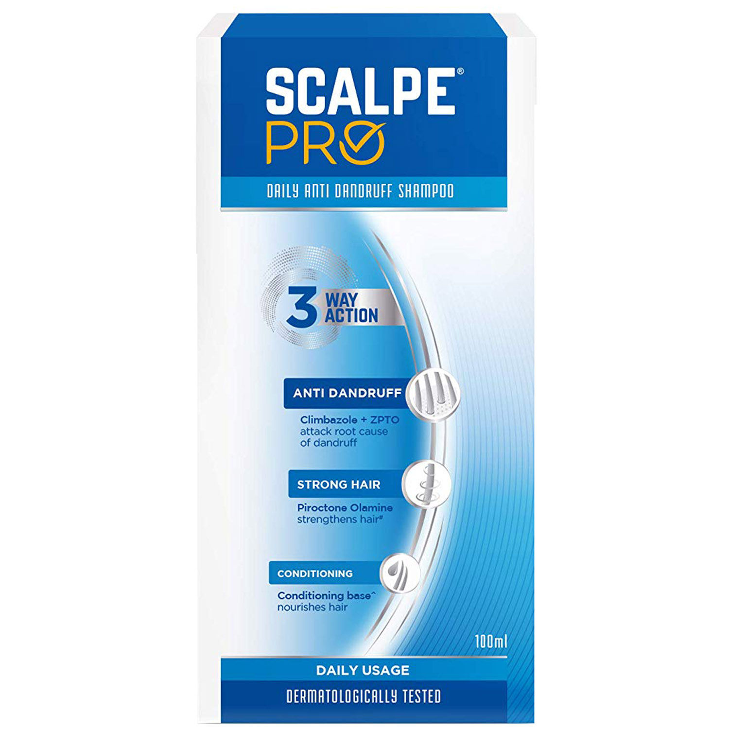 Scalpe Pro Daily Anti Dandruff Shampoo, 100 ml Price, Uses, Side ...