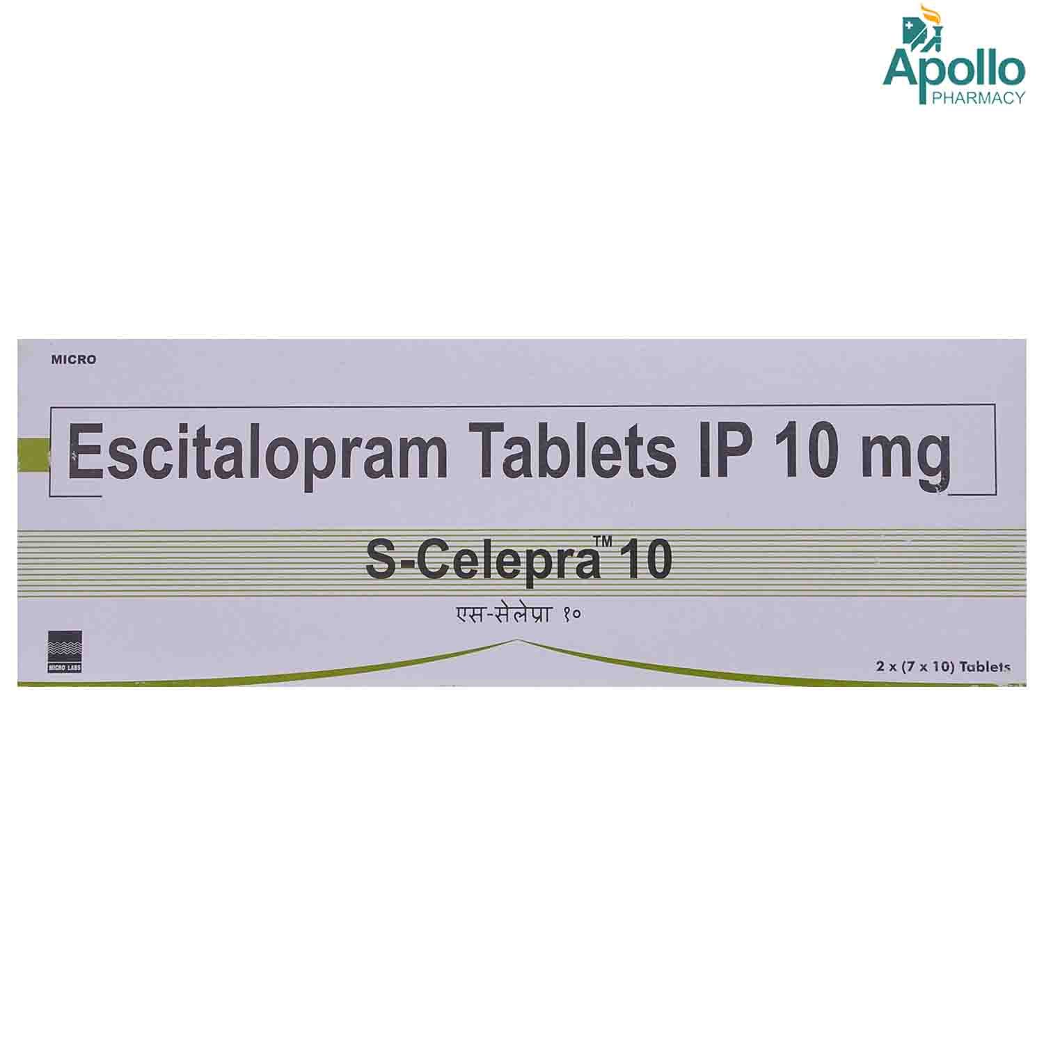 S-Celepra 10 Tablet | Uses, Side Effects, Price | Apollo Pharmacy