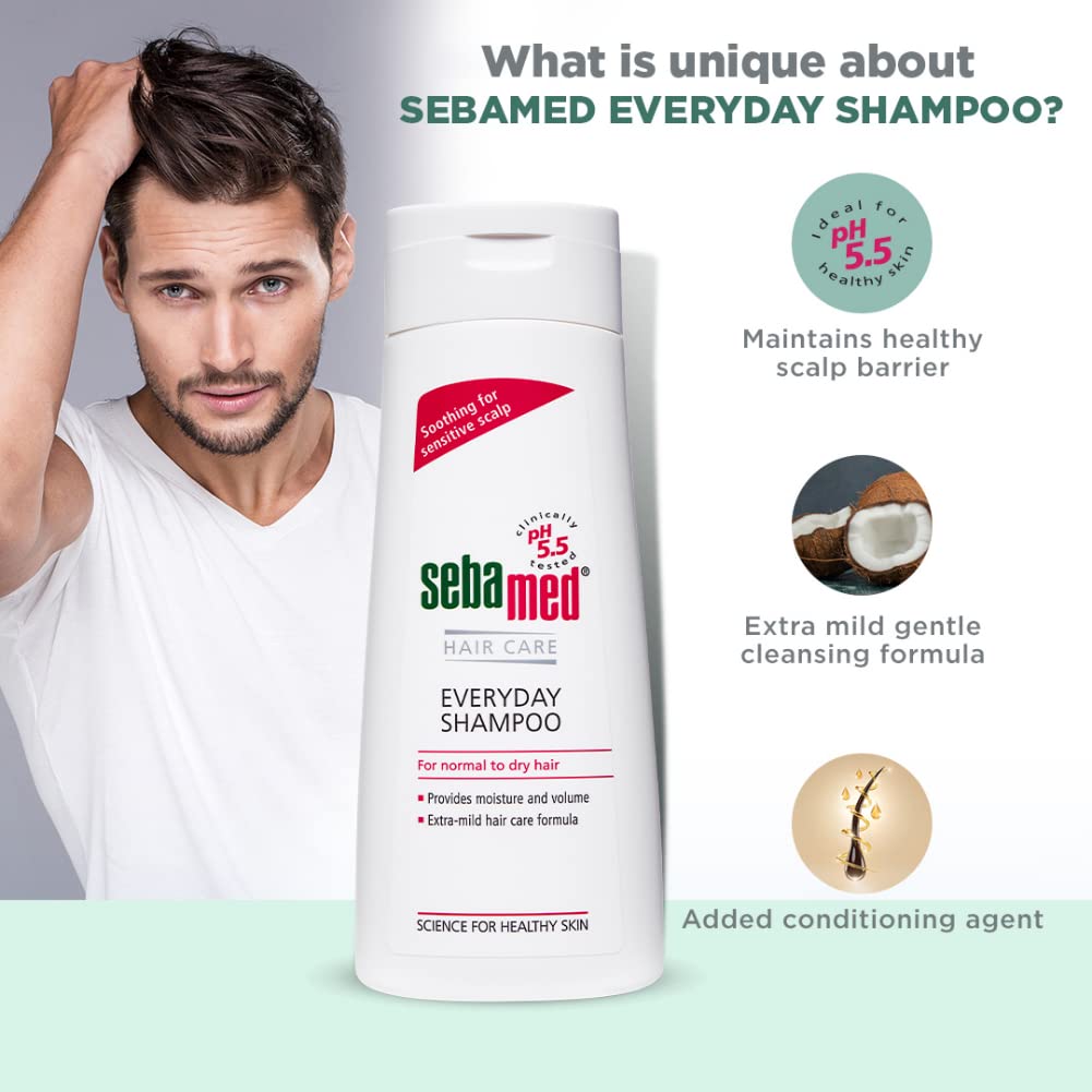 Buy Sebamed Everyday Shampoo 200 ml | 19 Minutes Delivery | Apollo Pharmacy