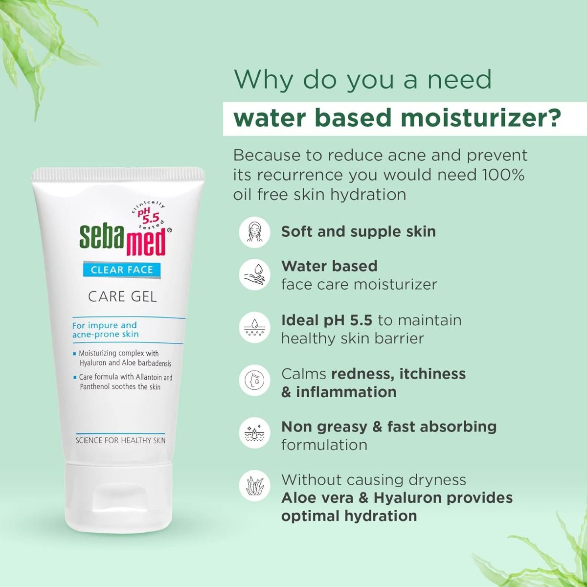 Buy Sebamed Clear Face Care Gel, 50 ml | 19 Minutes Delivery | Apollo ...