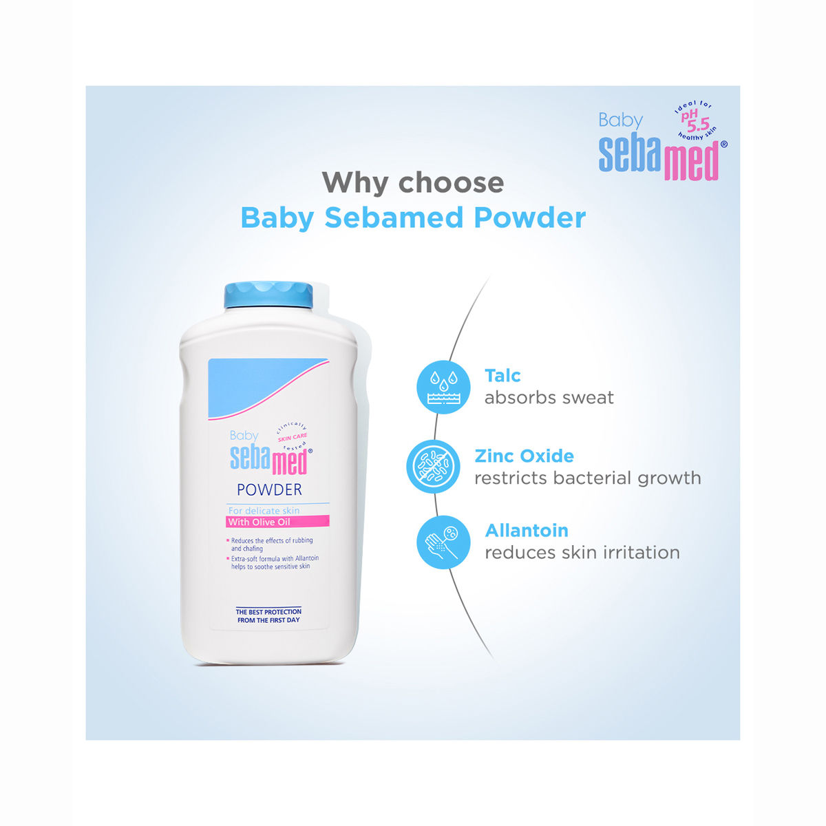 Sebamed Baby Powder, 200 gm Price, Uses, Side Effects, Composition ...