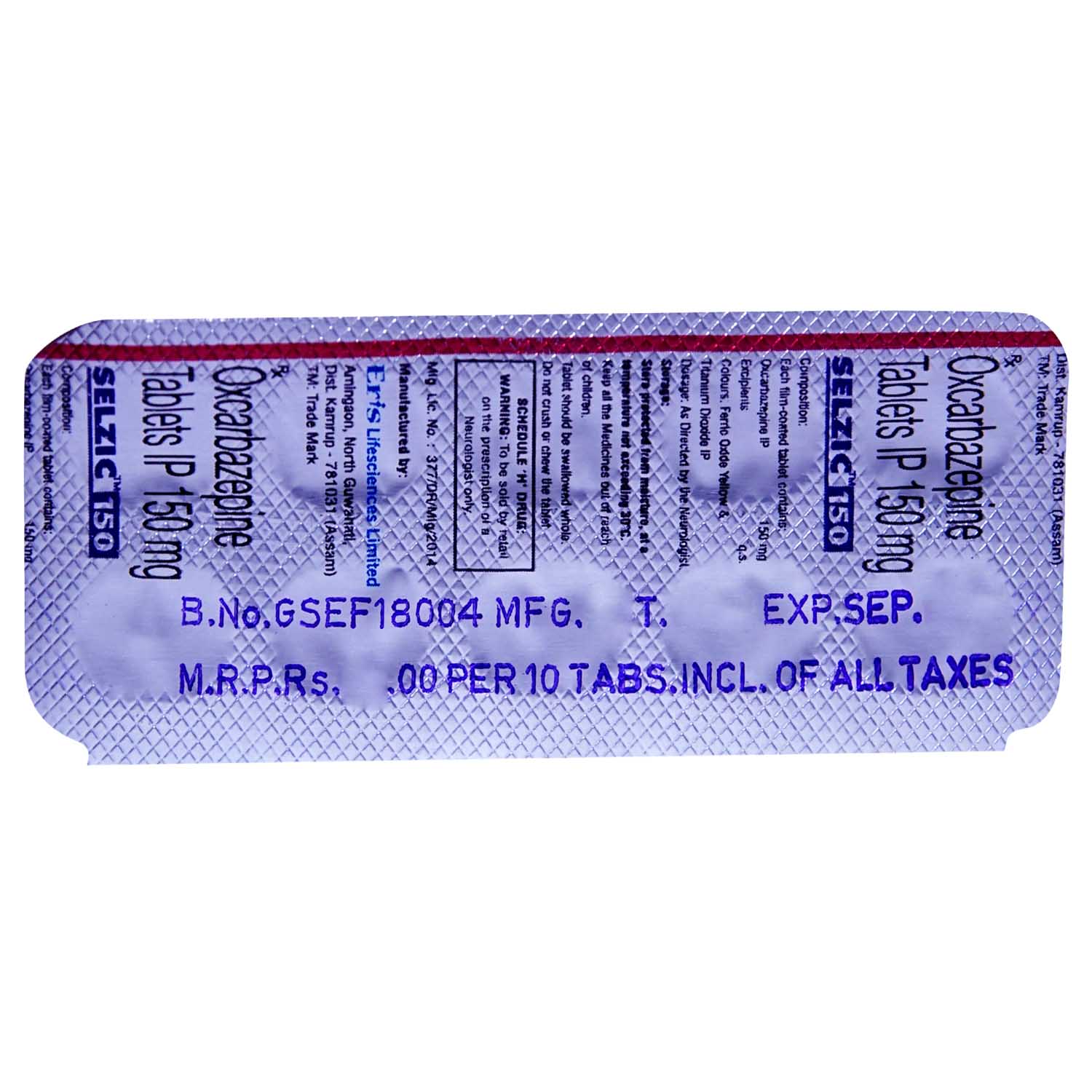 Selzic 150 Tablet 10's Price, Uses, Side Effects, Composition - Apollo ...