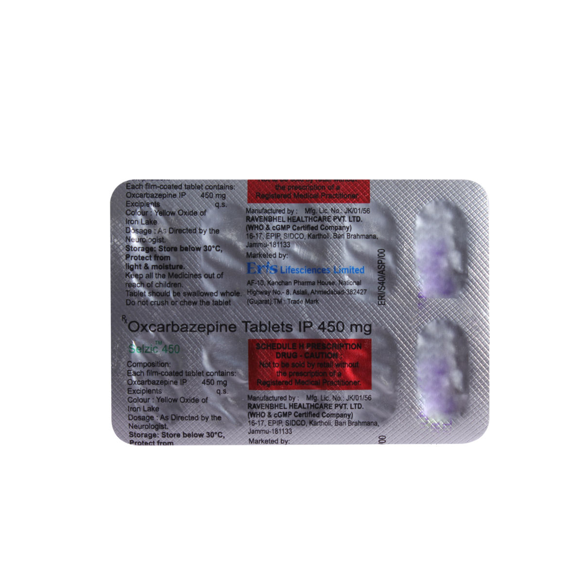 Selzic 450mg Tablet 10's Price, Uses, Side Effects, Composition ...