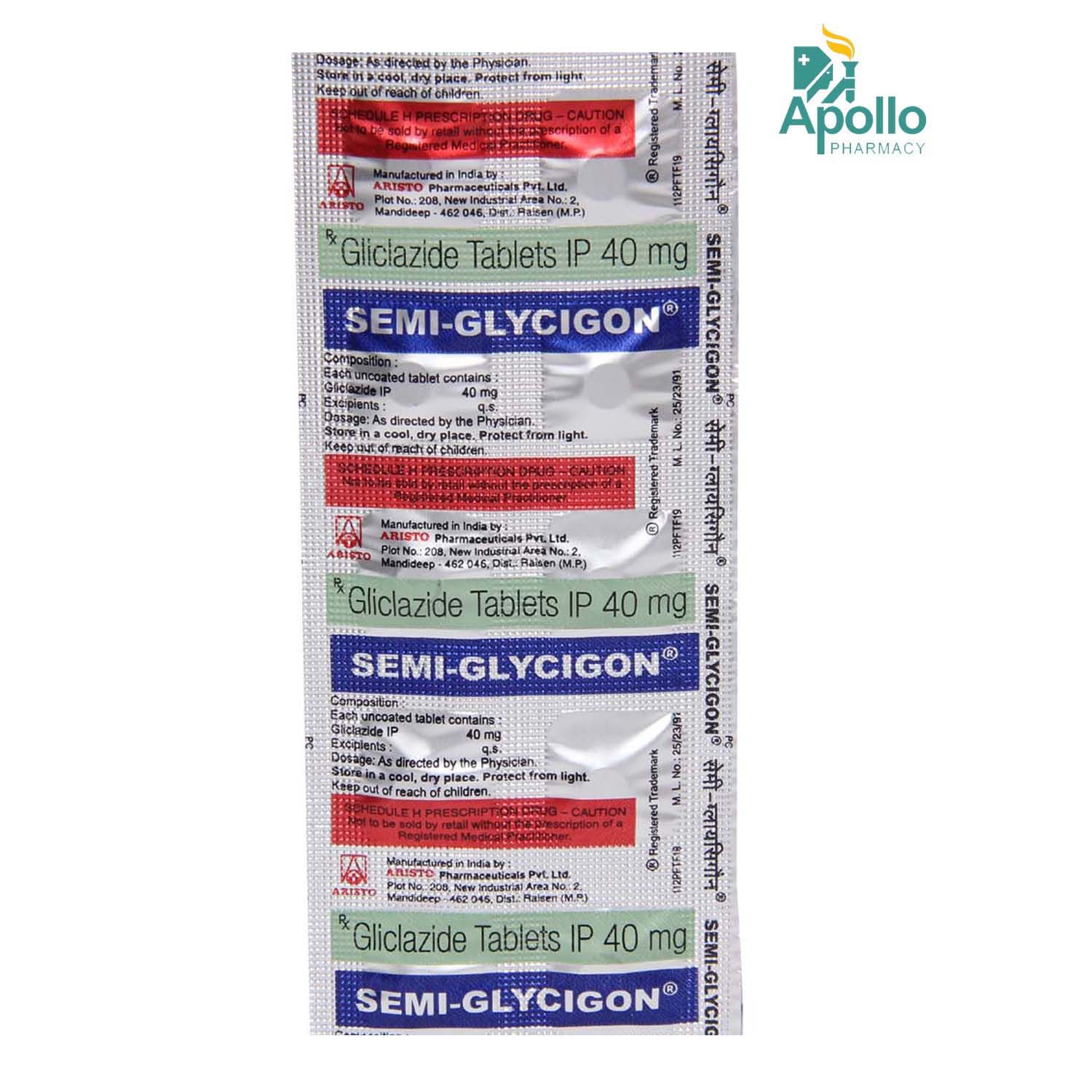 Semi-Glycigon Tablet 10's Price, Uses, Side Effects, Composition ...