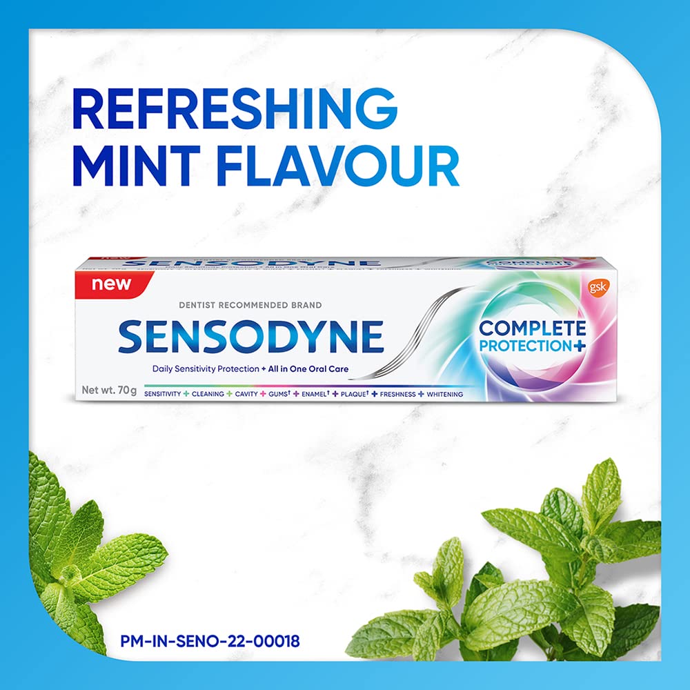 Sensodyne Complete Protection+ Toothpaste, 70 gm Price, Uses, Side ...