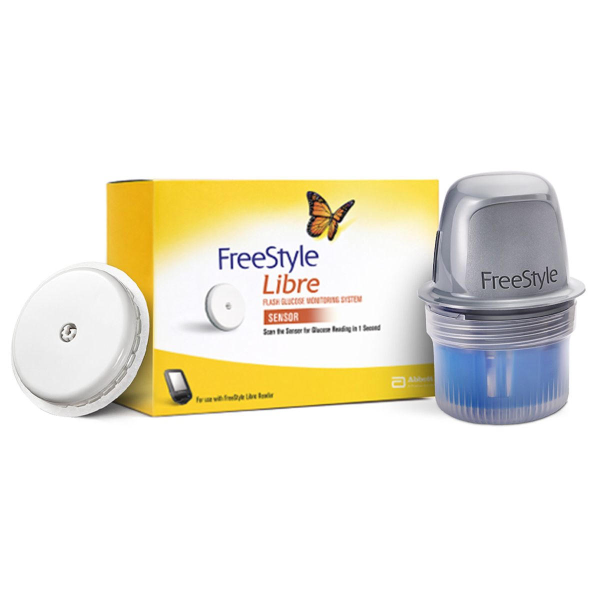 Buy FreeStyle Libre Sensor - Flash Glucose Monitoring System, 1 Count ...