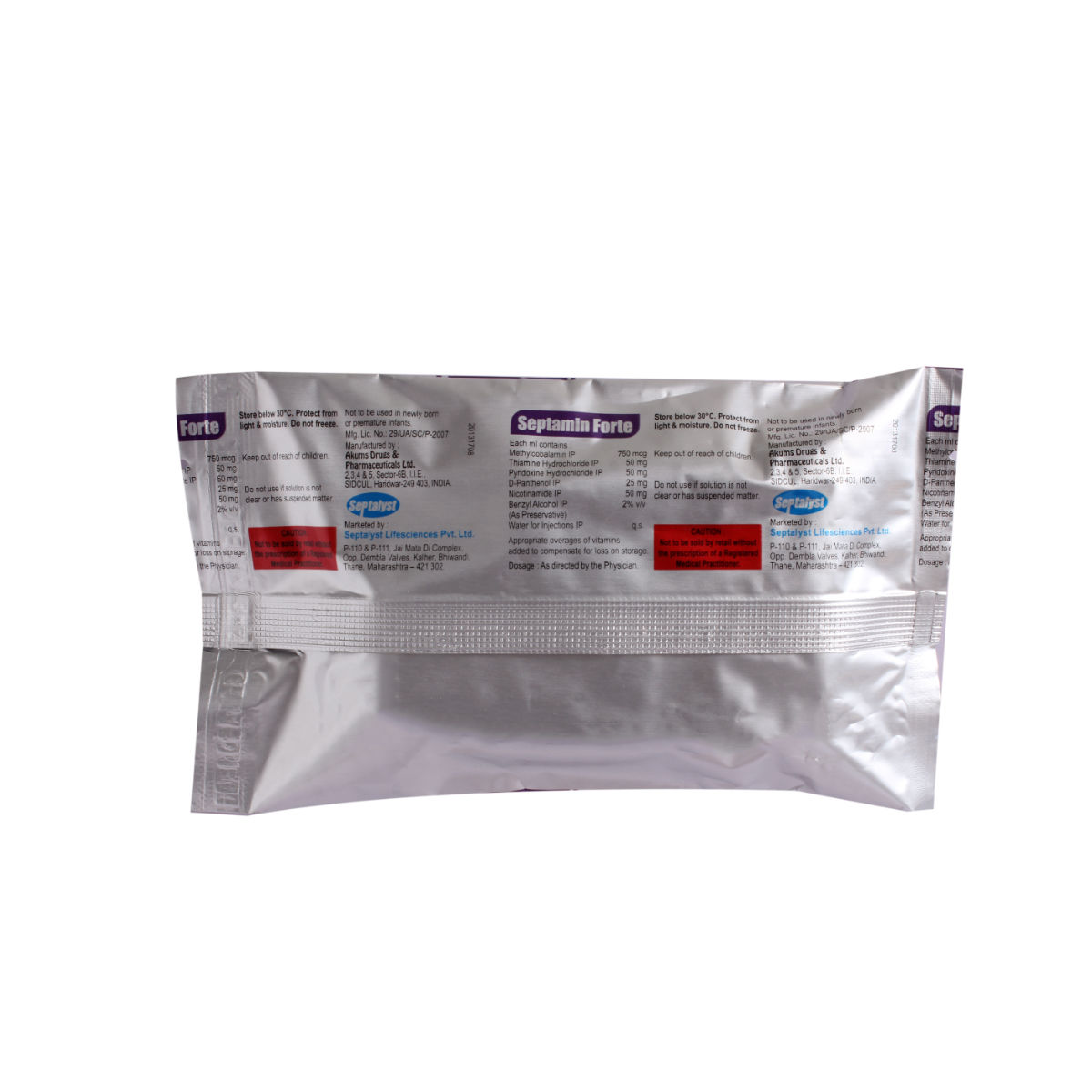 Septamin Forte Injection 2 ml Price, Uses, Side Effects, Composition ...