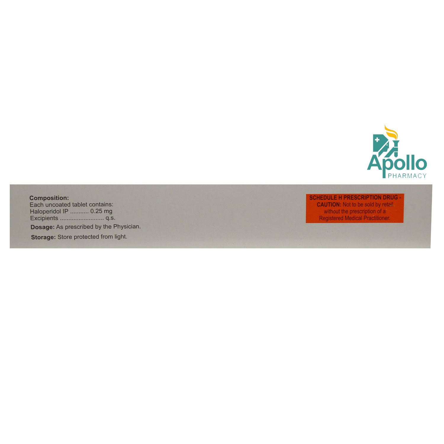 Serenace 0.25 Tablet | Uses, Side Effects, Price | Apollo Pharmacy