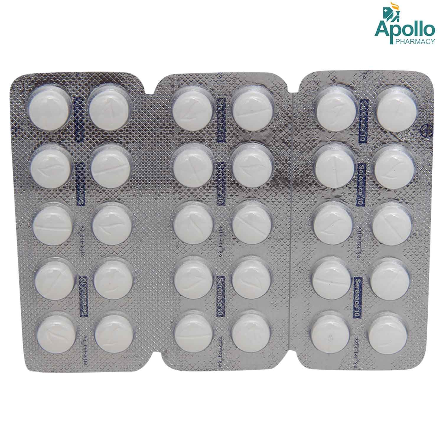 Serenace 10 Tablet | Uses, Side Effects, Price | Apollo Pharmacy