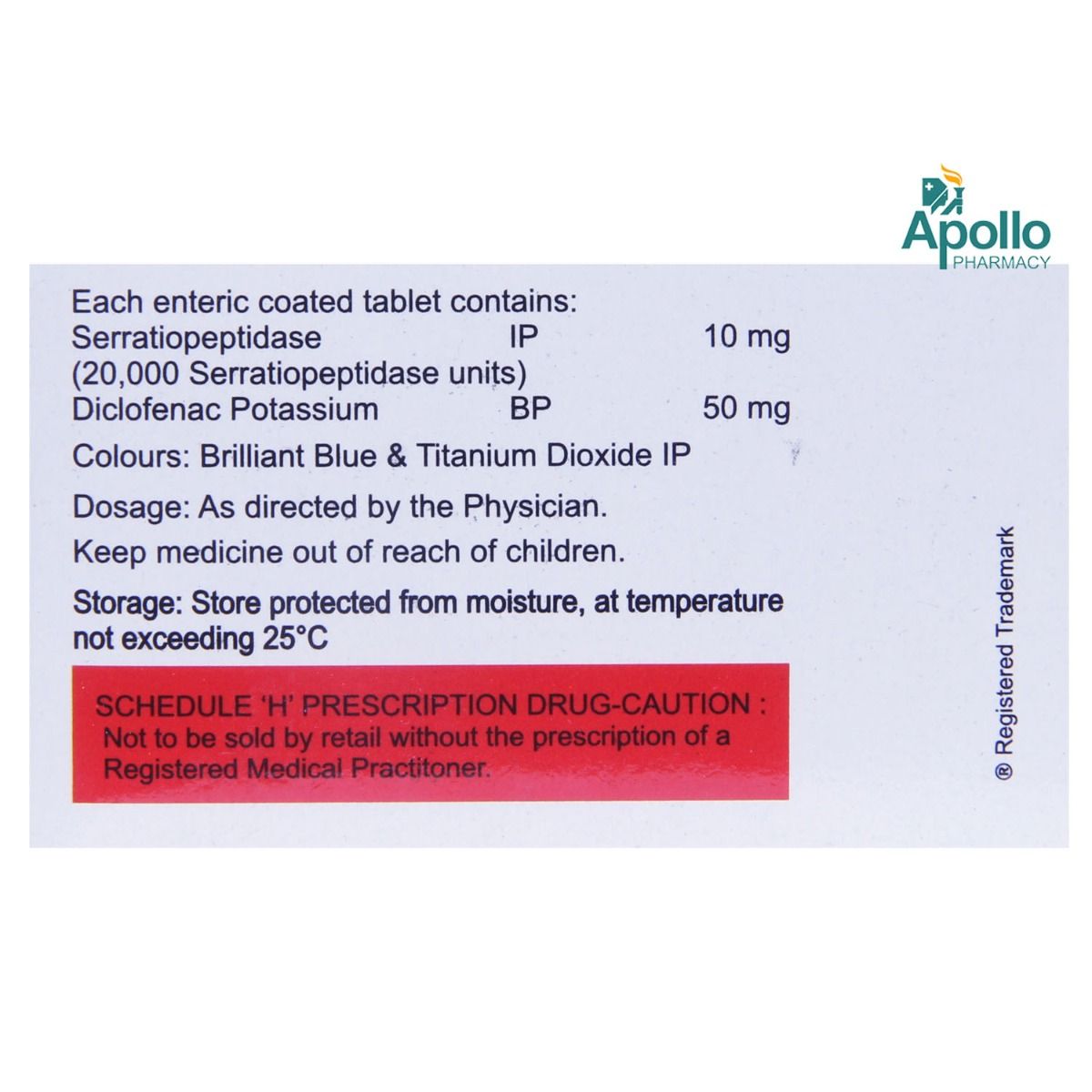 Serax-D Tablet 10's Price, Uses, Side Effects, Composition - Apollo ...