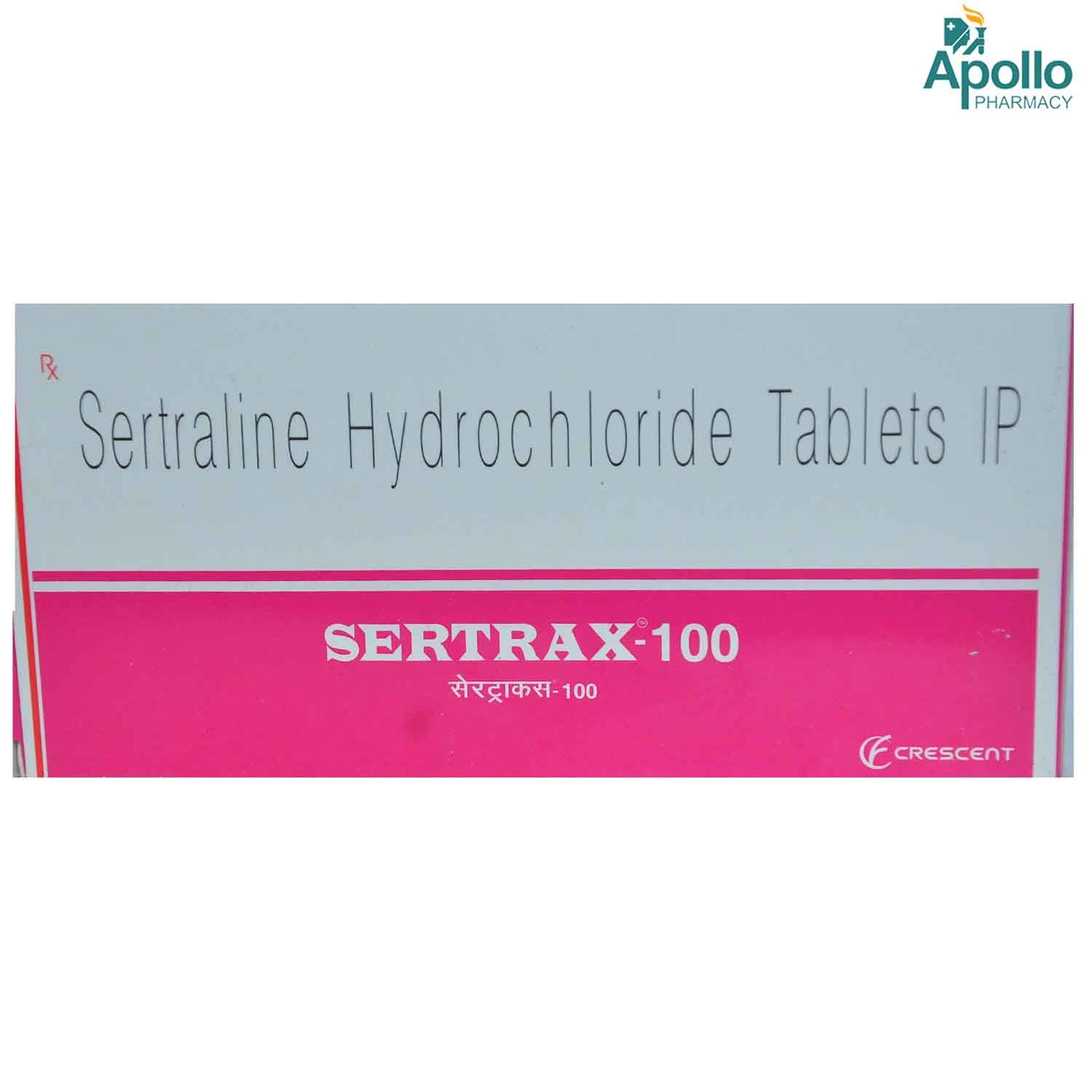 SERTRAX 100MG TABLET | Uses, Side Effects, Price | Apollo Pharmacy