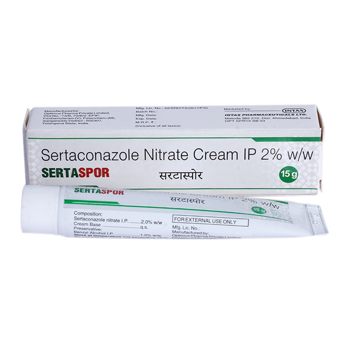 Sertaspor Cream 15 gm Price, Uses, Side Effects, Composition - Apollo ...