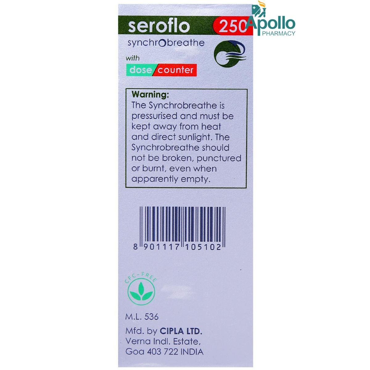 Seroflo 250 Synchrobreathe Price, Uses, Side Effects, Composition ...