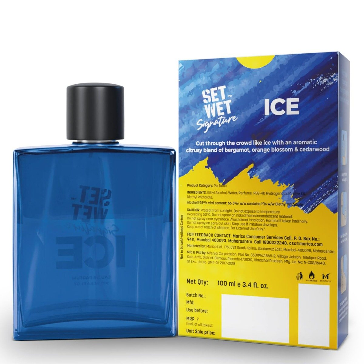 Buy Set Wet Signature Ice Perfume, 100 ml | 19 Minutes Delivery ...