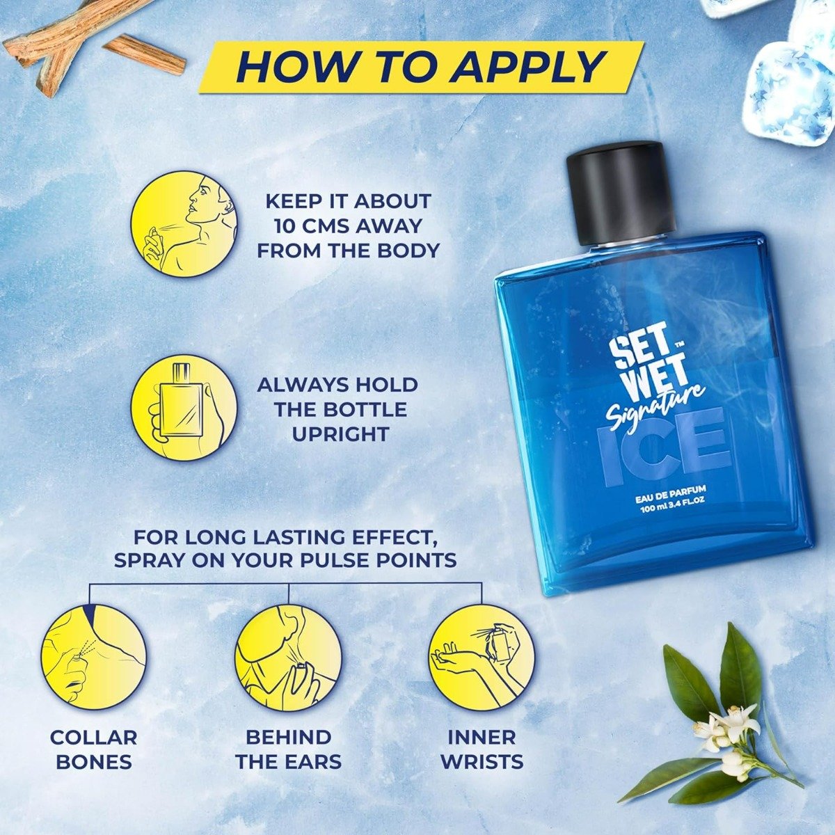 Buy Set Wet Signature Ice Perfume, 100 ml | 19 Minutes Delivery ...