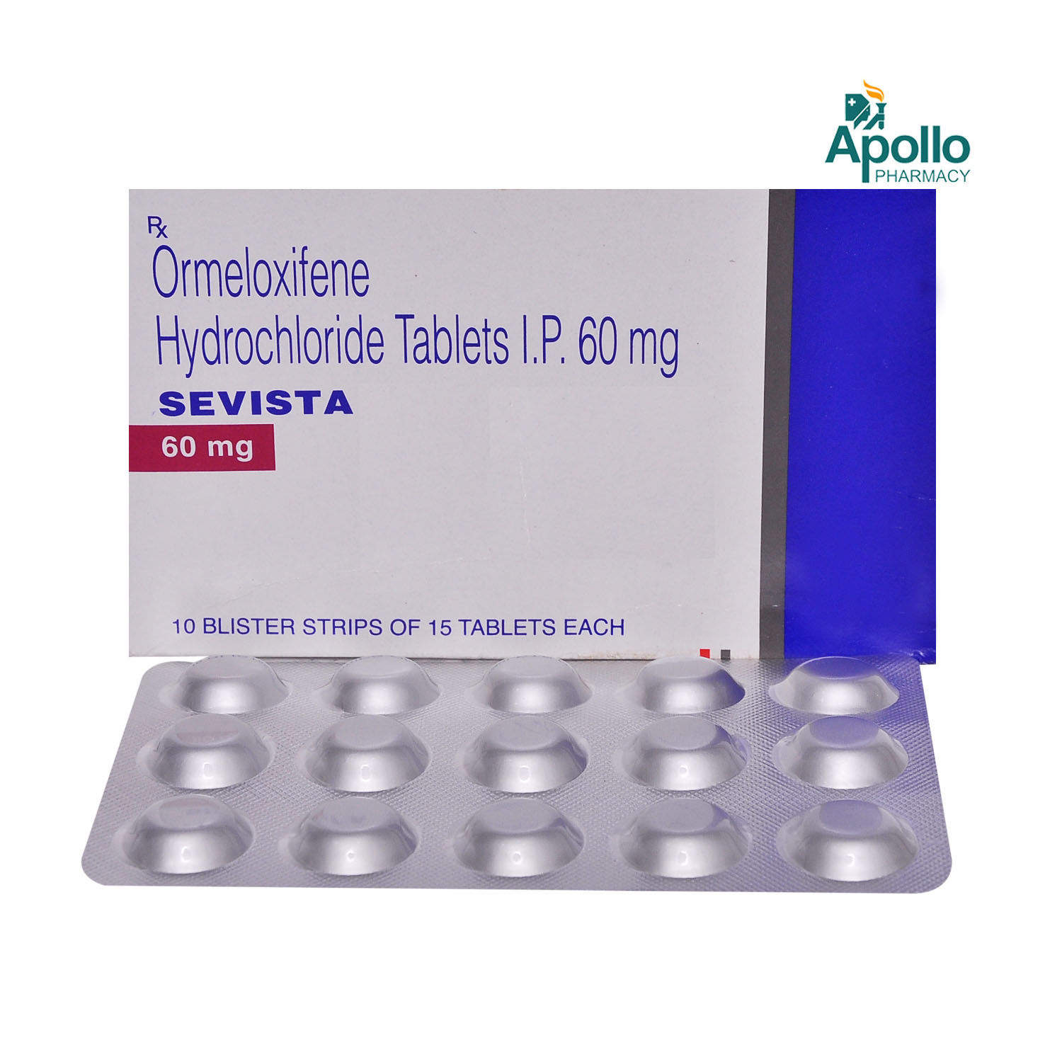 Sevista Tablet 15's Price, Uses, Side Effects, Composition - Apollo ...