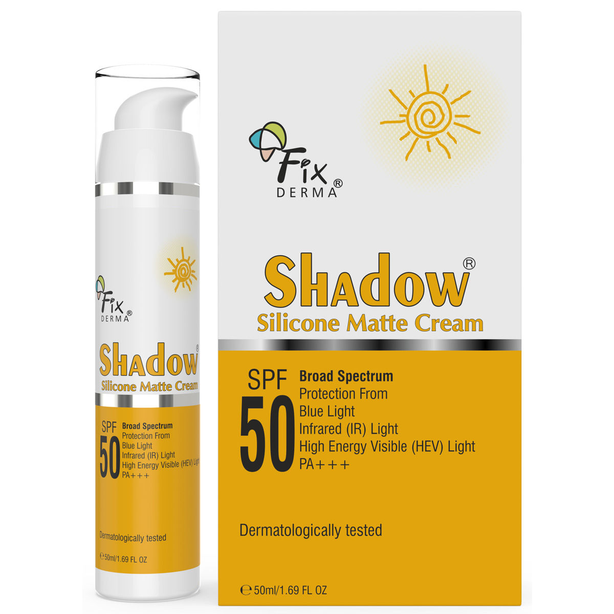 Buy Fix Derma Shadow Spf 50 Silicone Matte Cream | 19 Minutes Delivery ...