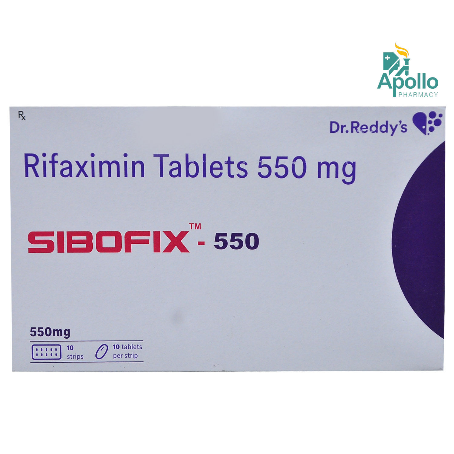Sibofix-550 Tablet 10's Price, Uses, Side Effects, Composition - Apollo ...