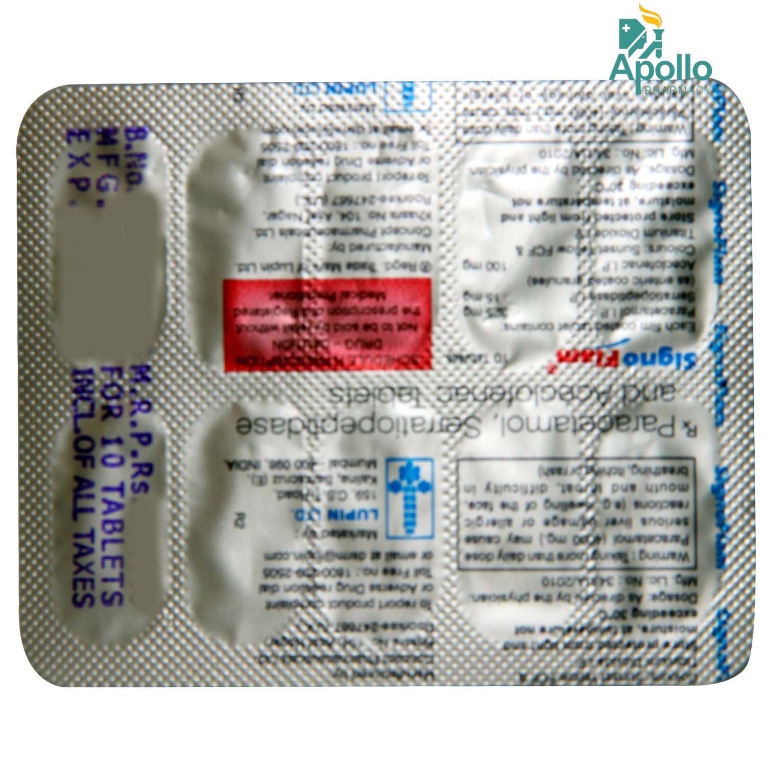 Signoflam Tablet 10's Price, Uses, Side Effects, Composition - Apollo ...