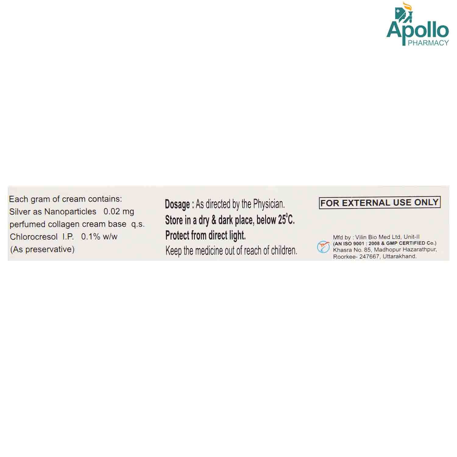 Silcoll 10Gm Cream Price, Uses, Side Effects, Composition - Apollo Pharmacy