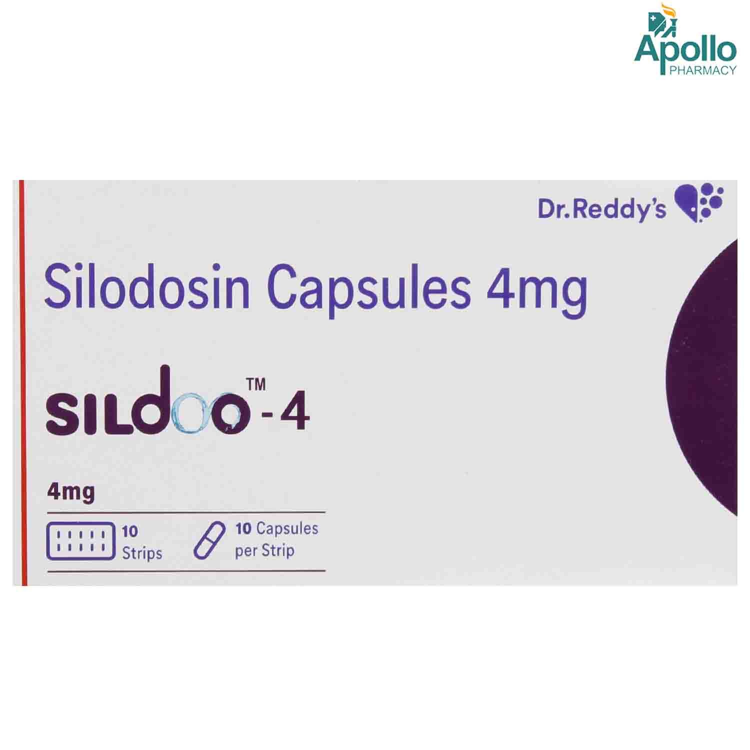 Sildoo-4 Capsule | Uses, Side Effects, Price | Apollo Pharmacy