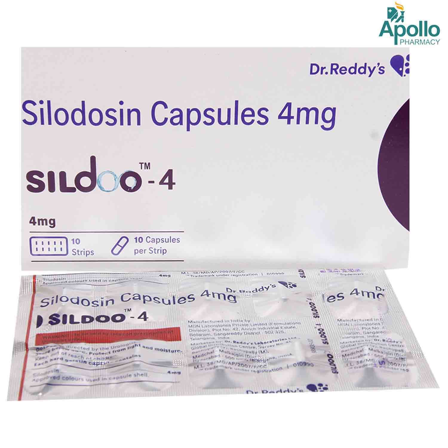 Sildoo-4 Capsule | Uses, Side Effects, Price | Apollo Pharmacy