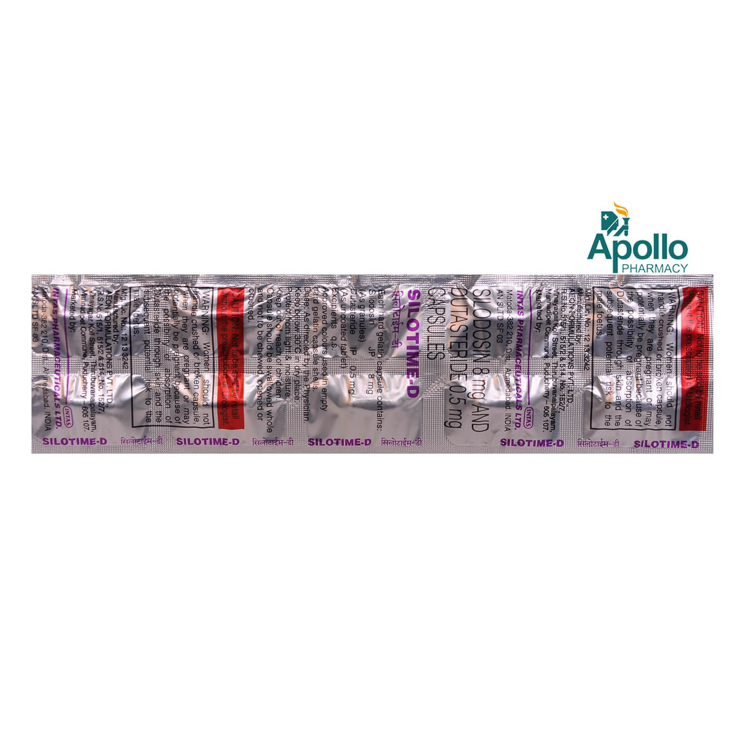 Silotime-D Capsule 10's Price, Uses, Side Effects, Composition - Apollo ...