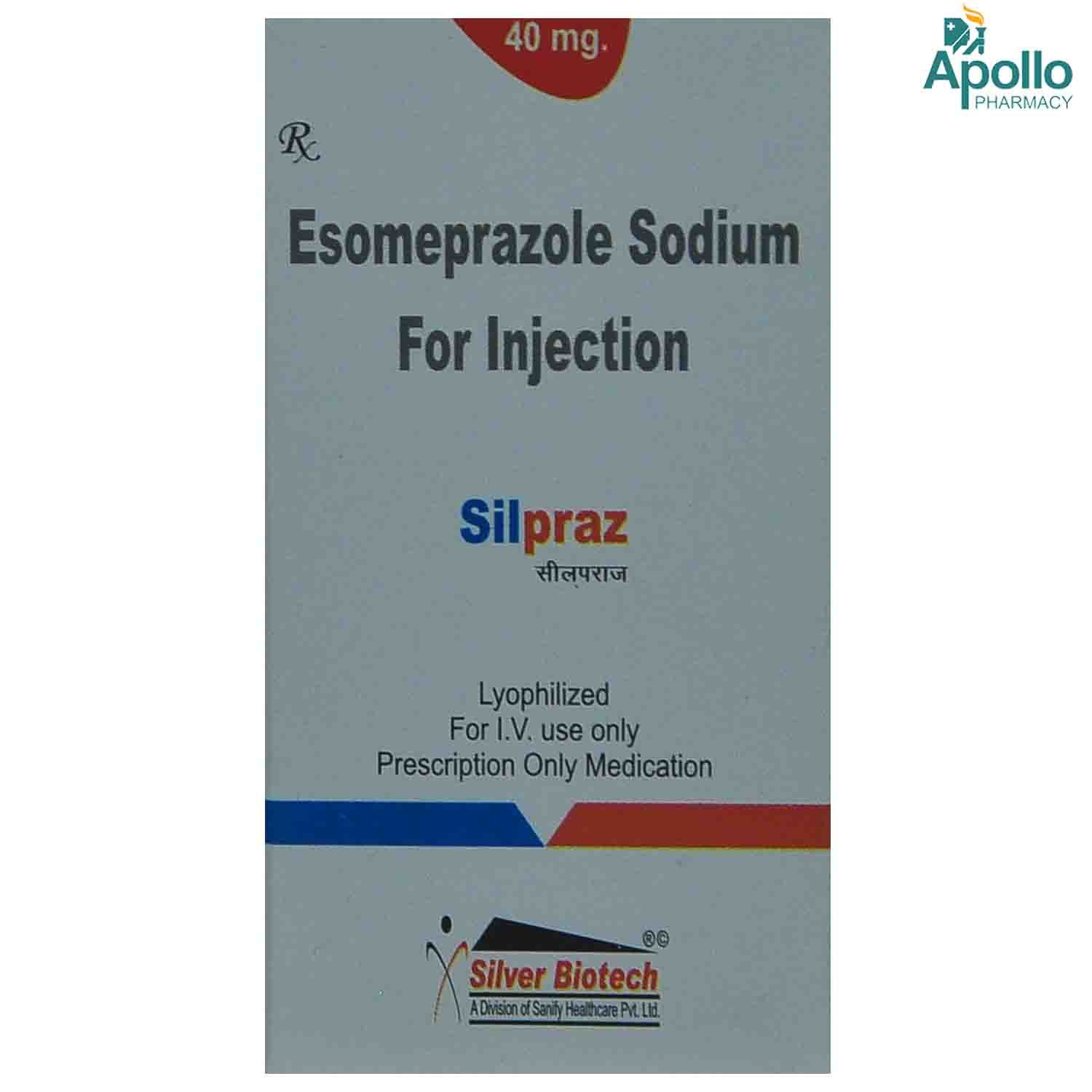 Silpraz 40 mg Injection | Uses, Side Effects, Price | Apollo Pharmacy