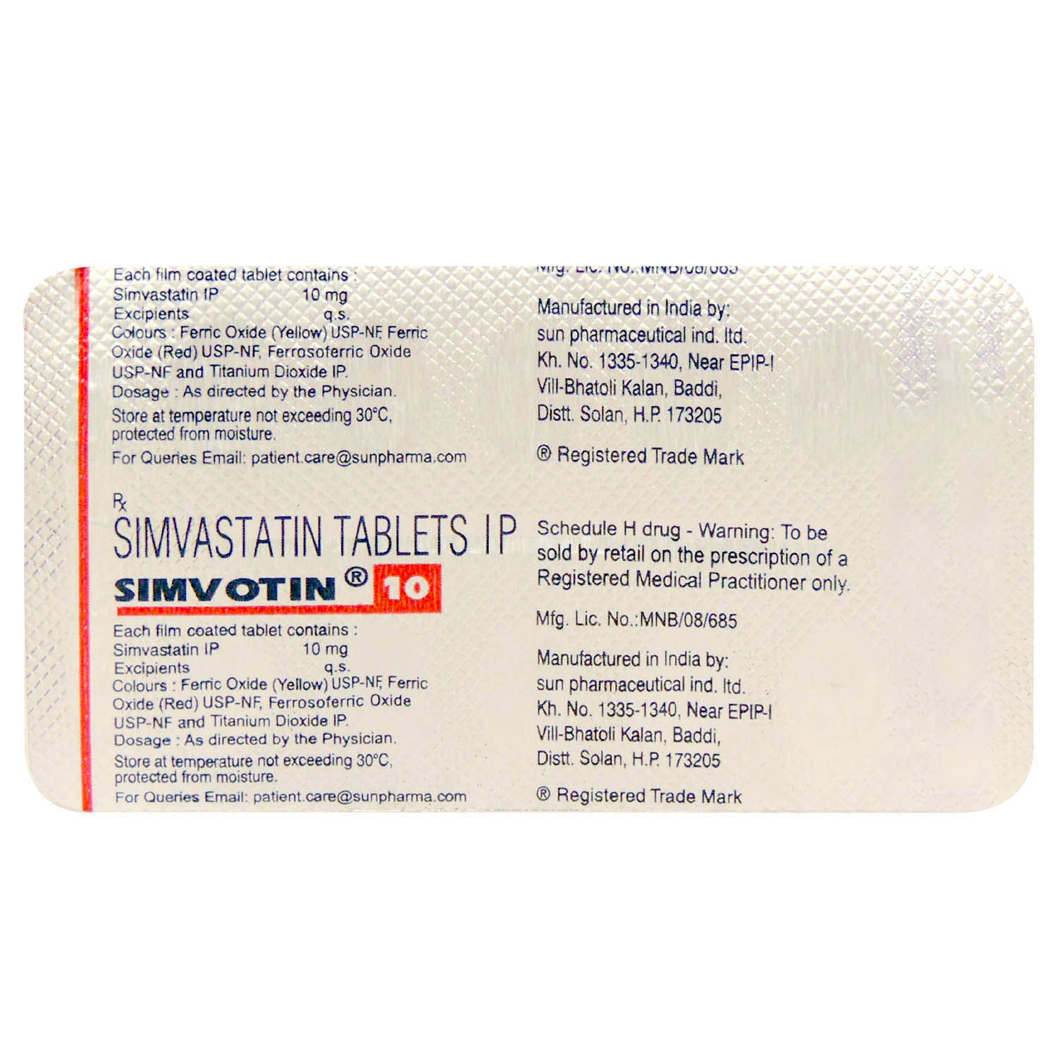 Simvotin 10 Tablet 10's Price, Uses, Side Effects, Composition - Apollo ...