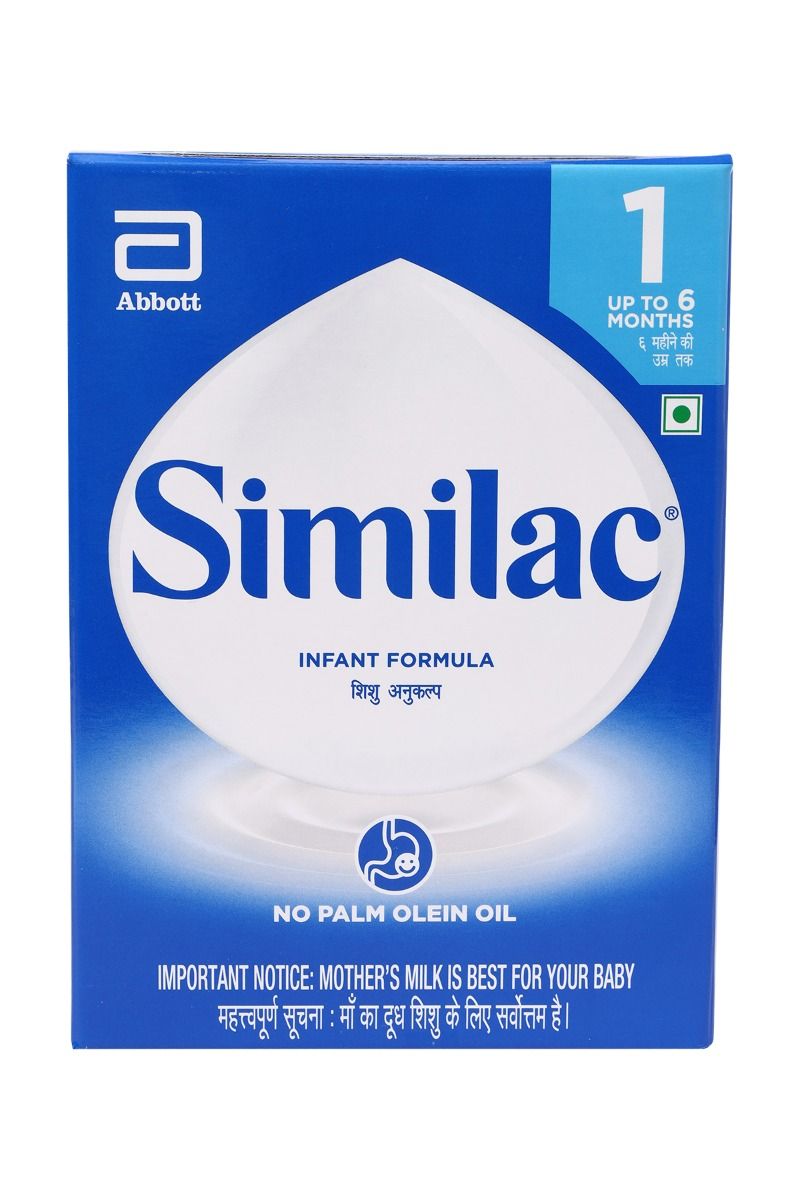Similac Infant Formula Stage 1 Powder (Up to 6 Months), 400 gm Refill Pack Price, Uses, Side ...