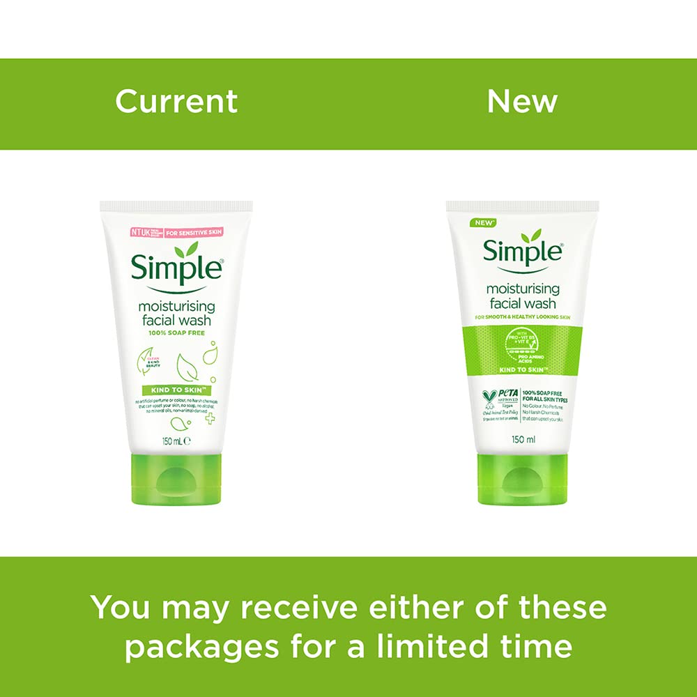 Simple Kind To Skin Moisturising Facial Wash, 150 ml Price, Uses, Side ...