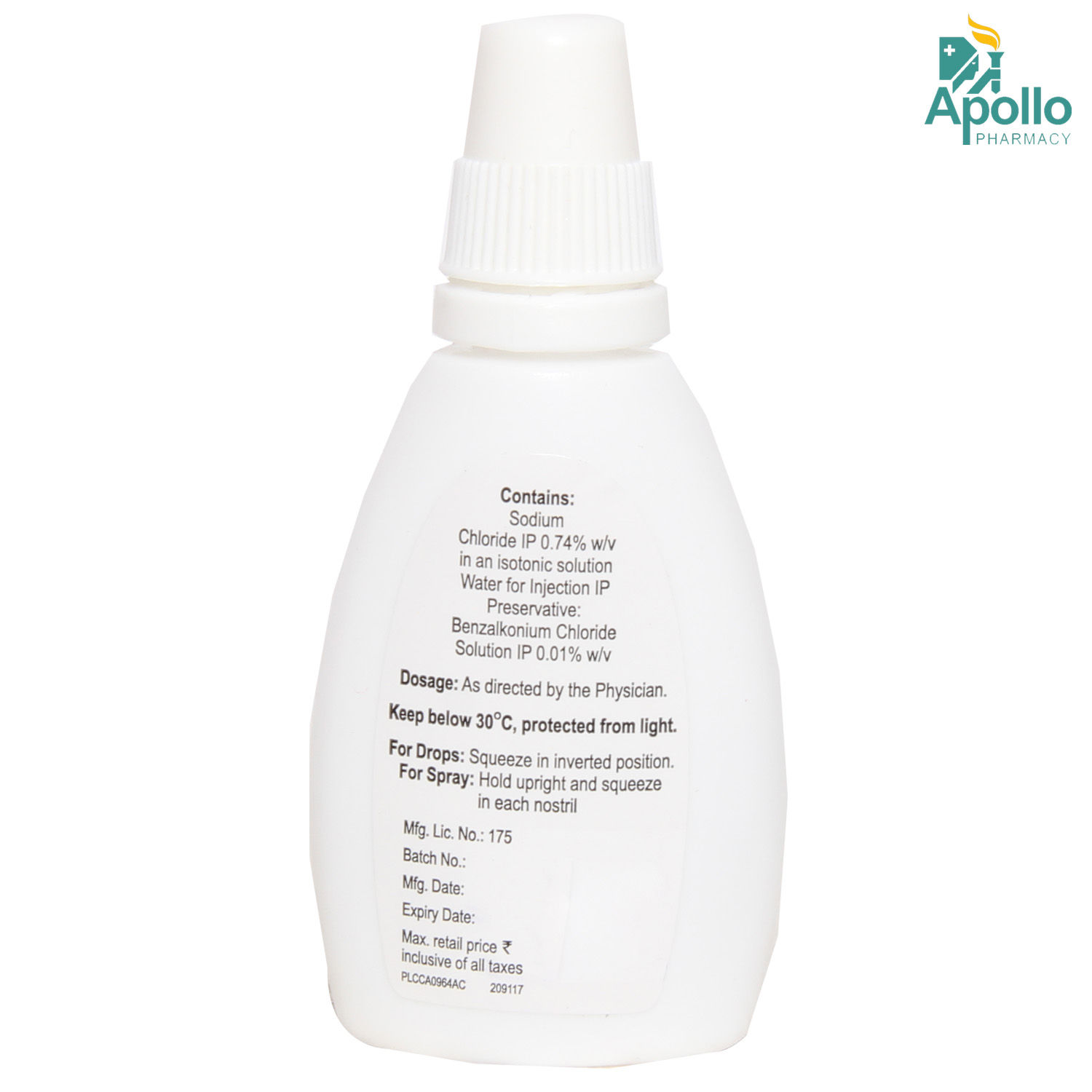 SINAREST S NASAL SOLUTION 15ML Price, Uses, Side Effects, Composition ...