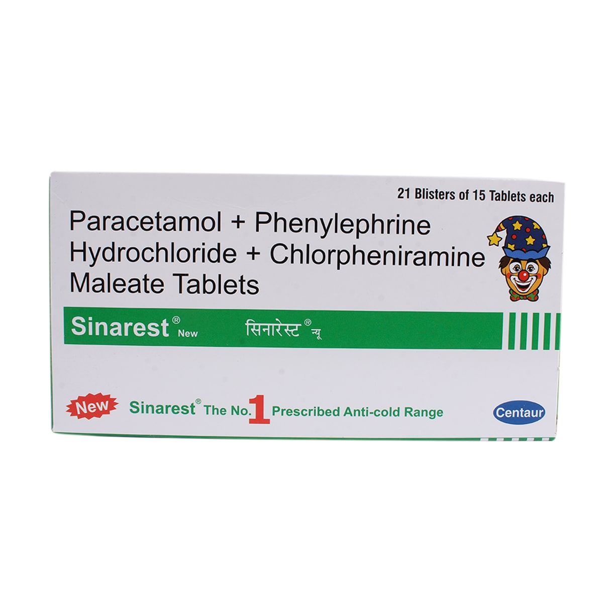 Sinarest New Tablet 15's Price, Uses, Side Effects, Composition ...