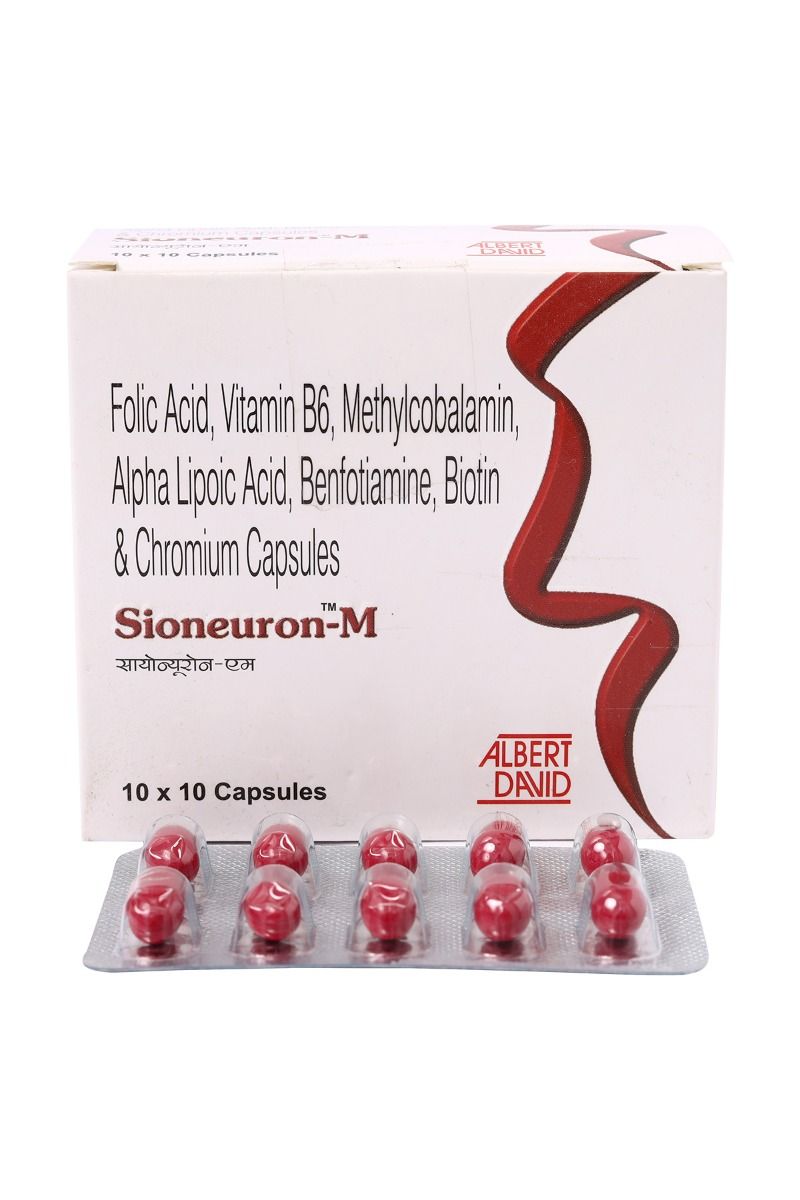 Sioneuron M Capsule | Uses, Side Effects, Price | Apollo Pharmacy